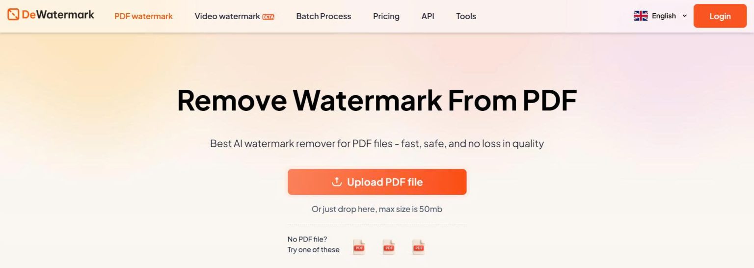 Top 05 PDF Watermark Removers To Clean Your Files in 2025 - Dewatermark ...